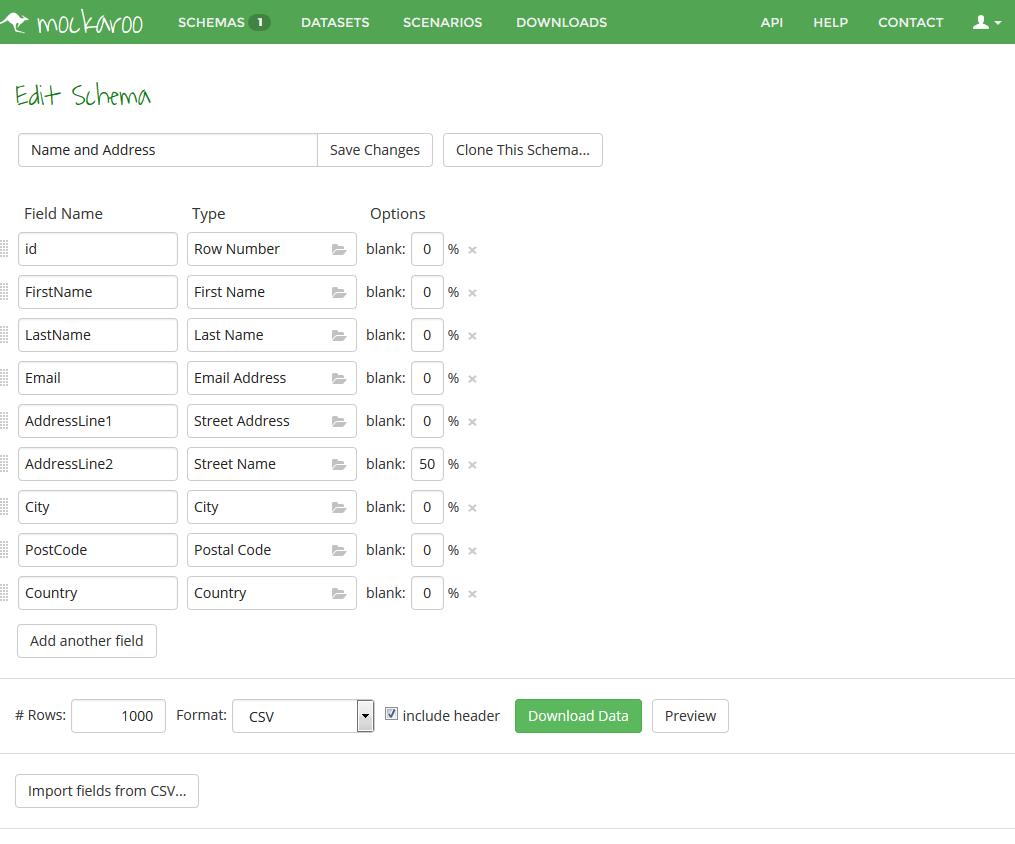 How to generate random and realistic data online | codeshare.co.uk .NET Web Developer Blog by ...